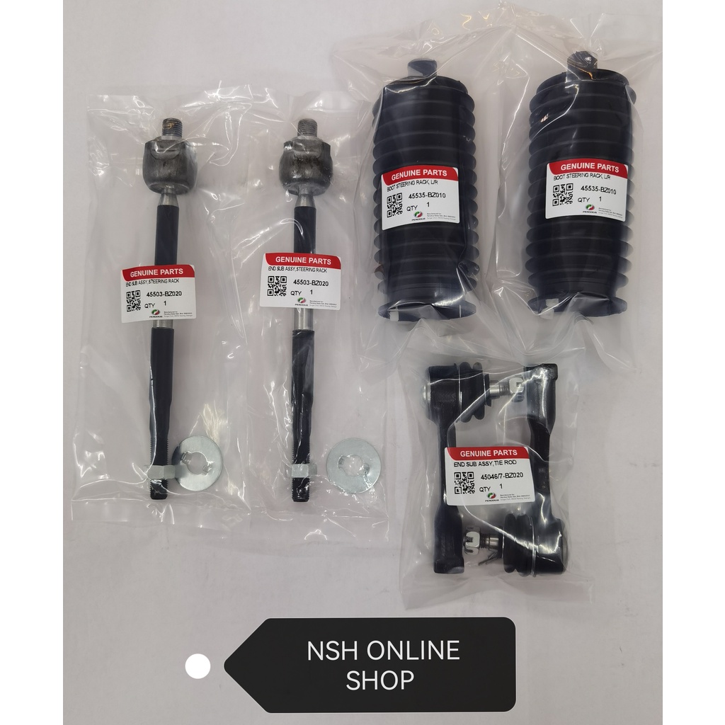 Tie Rod End+Rack End+Steering Boot Cover (OEM) for Perodua Myvi Old ...