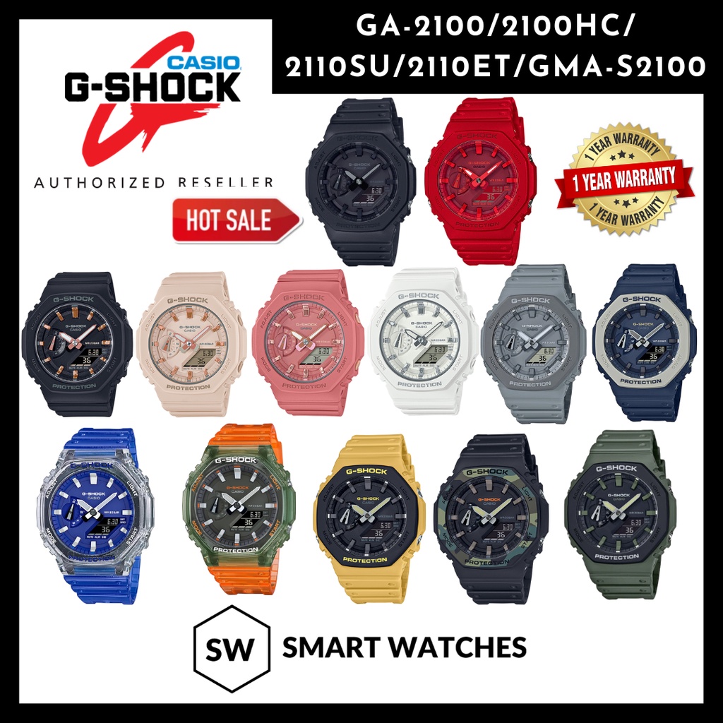 Casio GSHOCK TMJ ALL BLACK GA-2100/ GA2100/ GA2100HC/ GA2110SU / GA2110 ...