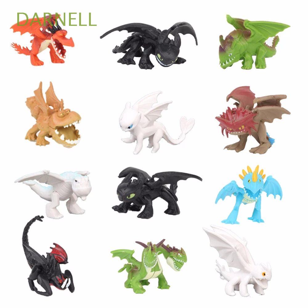 DARNELL 12pcs/set How To Train Your Dragon Kids Toys Action Figures ...