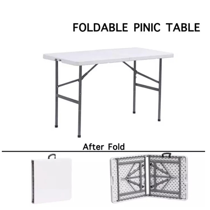 Foldable Banquet Table Function Catering Buffet Hall Folding Table ...