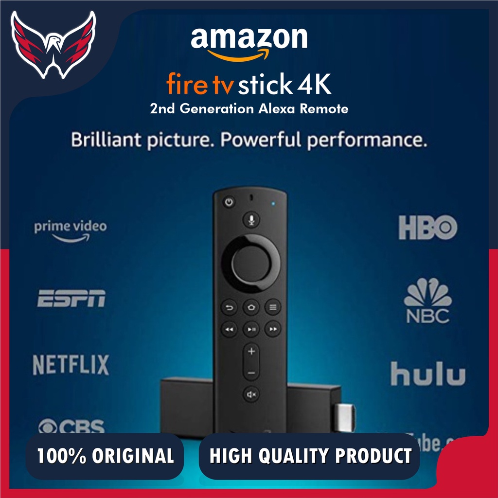 Amazon Fire TV Stick Ultra-HD 4K with Alexa Voice Remote (2nd ...