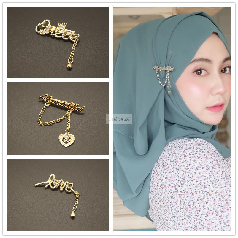 New Brooch Accessories hijab pin pin tudung M40236 | Shopee Malaysia