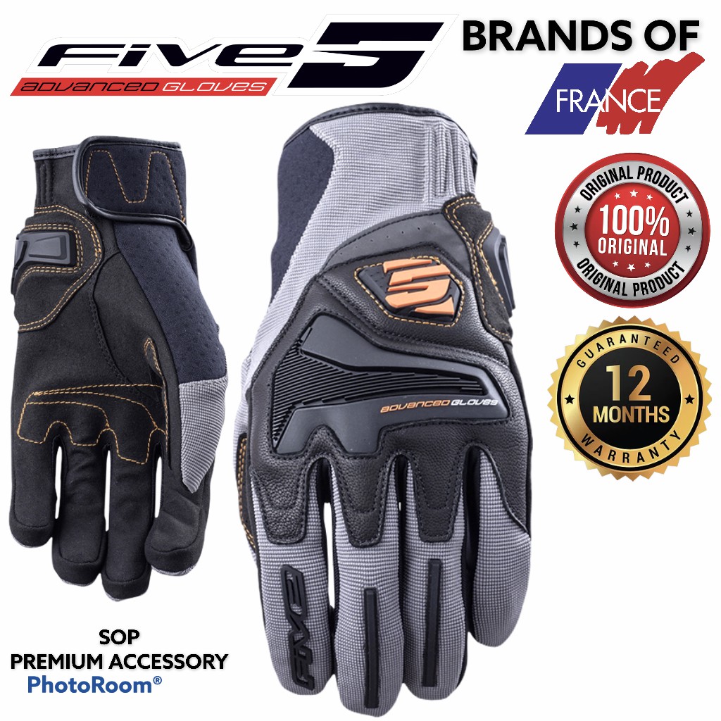 FIVE5 RS4 RIDING GLOVE FIVE ORIGINAL MULTI PURPOSE FIVE 5 MOTORCYCLE ...