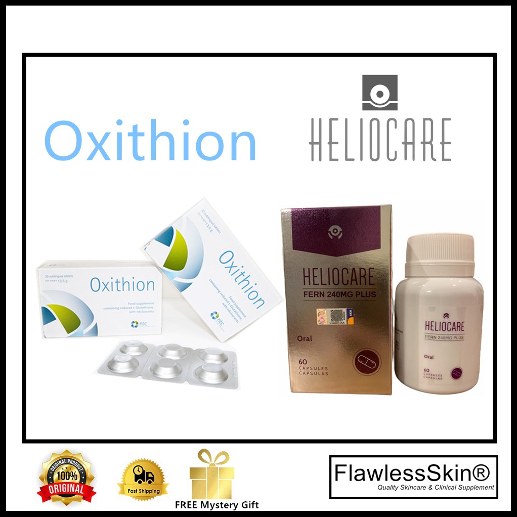 Oxithion (30 tablets) Heliocare Fern Plus (60 capsules) Putih Booster ...