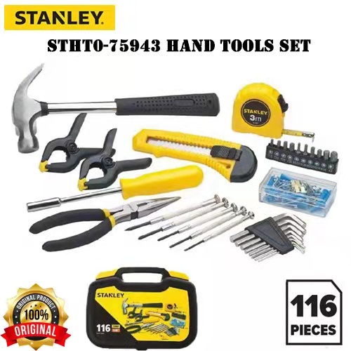 STANLEY STHT0-75943 116PCS HAND TOOLS SET Stanley Multipurpose Tools ...