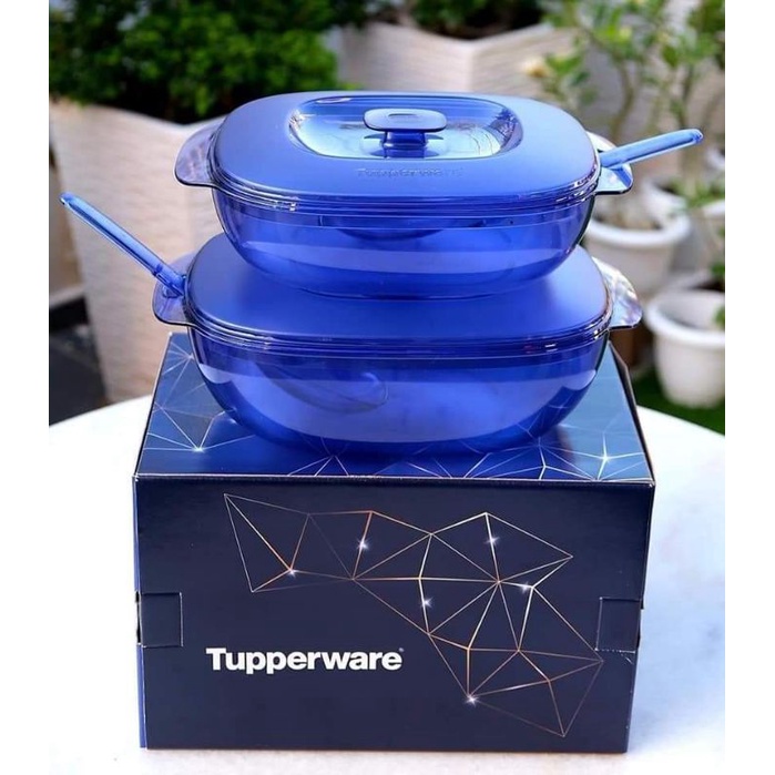 Royal Blue Crystalline Serverware set | Shopee Malaysia