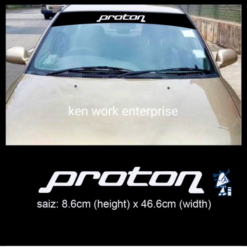 Sticker proton(front windscreen) | Shopee Malaysia