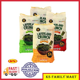 READY STOCK【HALAL Minion Limited Seaweed】 Korea Laverland Crunch Sea ...