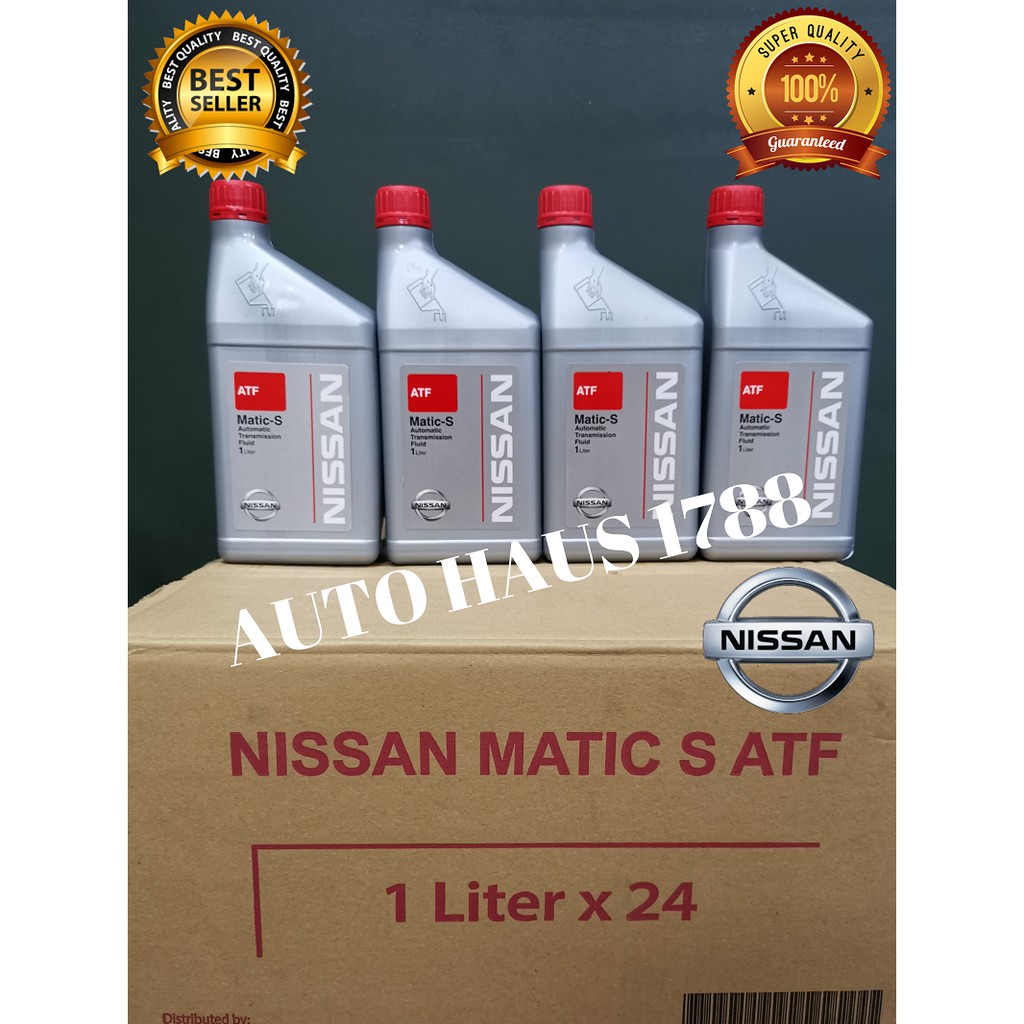 NISSAN AUTOMATIC TRANSMISSION FLUIDS ATF MATIC-S 1L 100% ORIGINAL ...