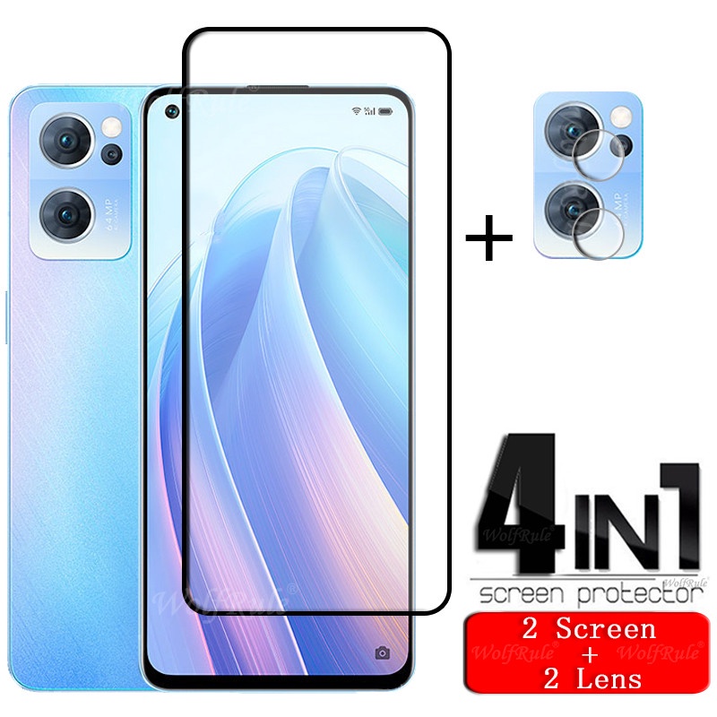 4-in-1 For OPPO Reno 7 Glass For OPPO Reno7 5G Reno 6 Pro Plus Reno5 4G ...