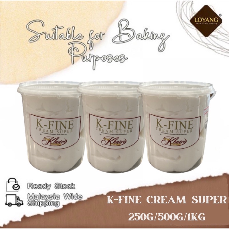 [HALAL] K-FINE CREAM SUPER BY CHEFF KHAIRI MANSOR | Shopee Malaysia