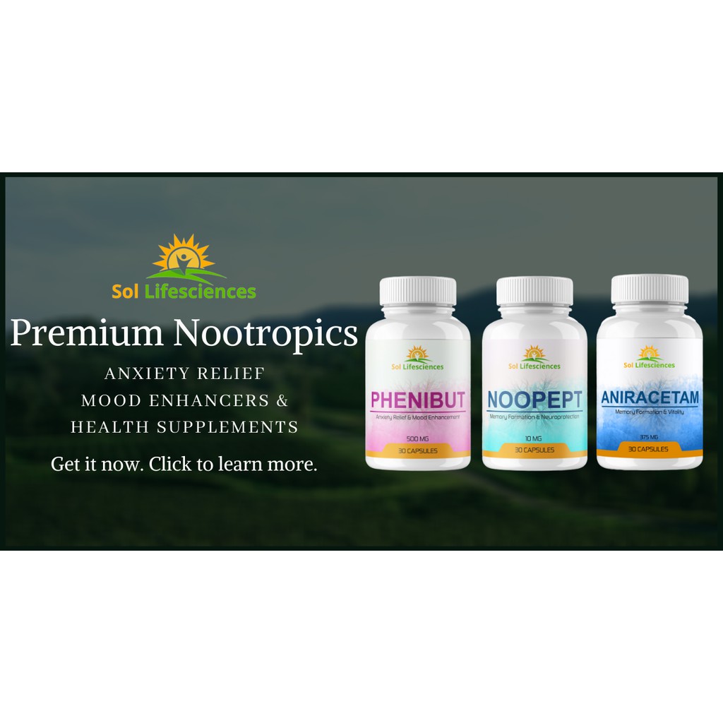 Nootropic (Noopept 10mg) 30 capsules/bottle