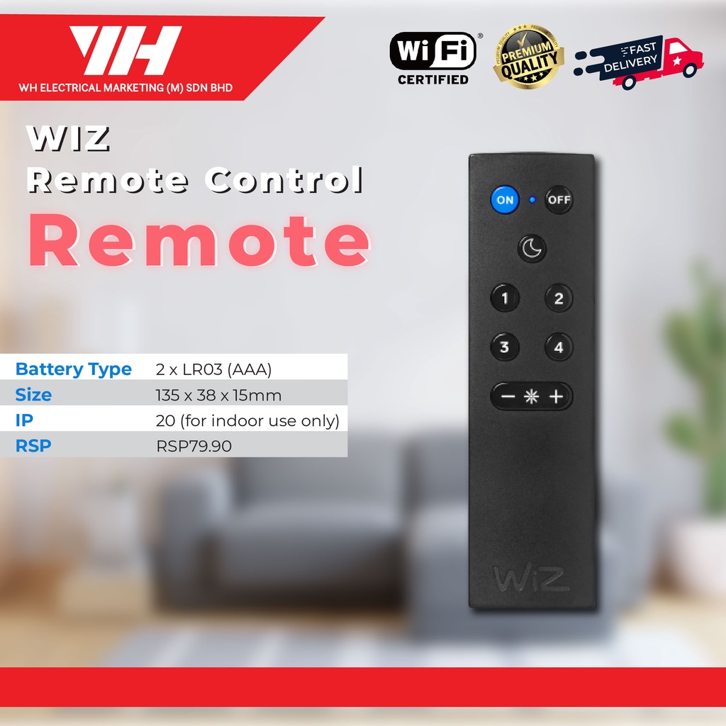 Philips WiZ Remote Control for Philips WIZ Connected Setup | Shopee ...