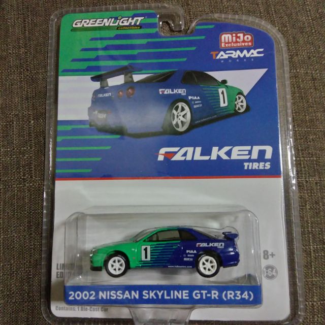 Greenlight Nissan Skyline GT-R R34 Falken limited edition | Shopee Malaysia
