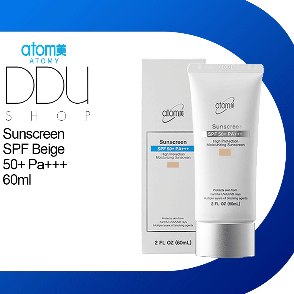 Atomy / Sunscreen SPF 50+ Pa+++ 60ml / Beige / White | Shopee Malaysia