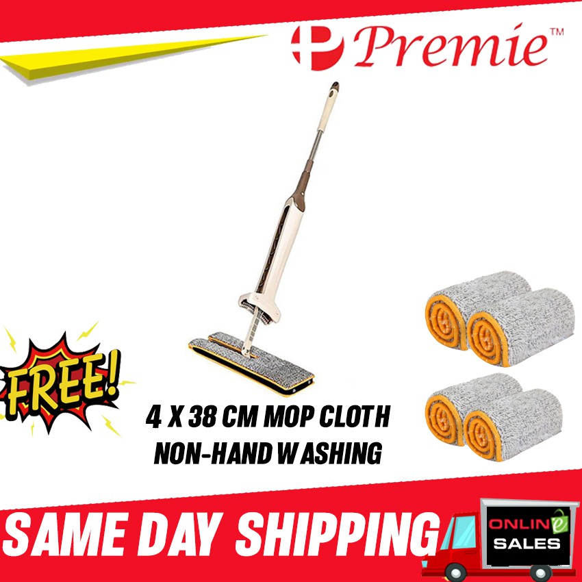 Double Sided Microfiber Flat Mop Handheld Mop Cleaning Tools Free Hand ...