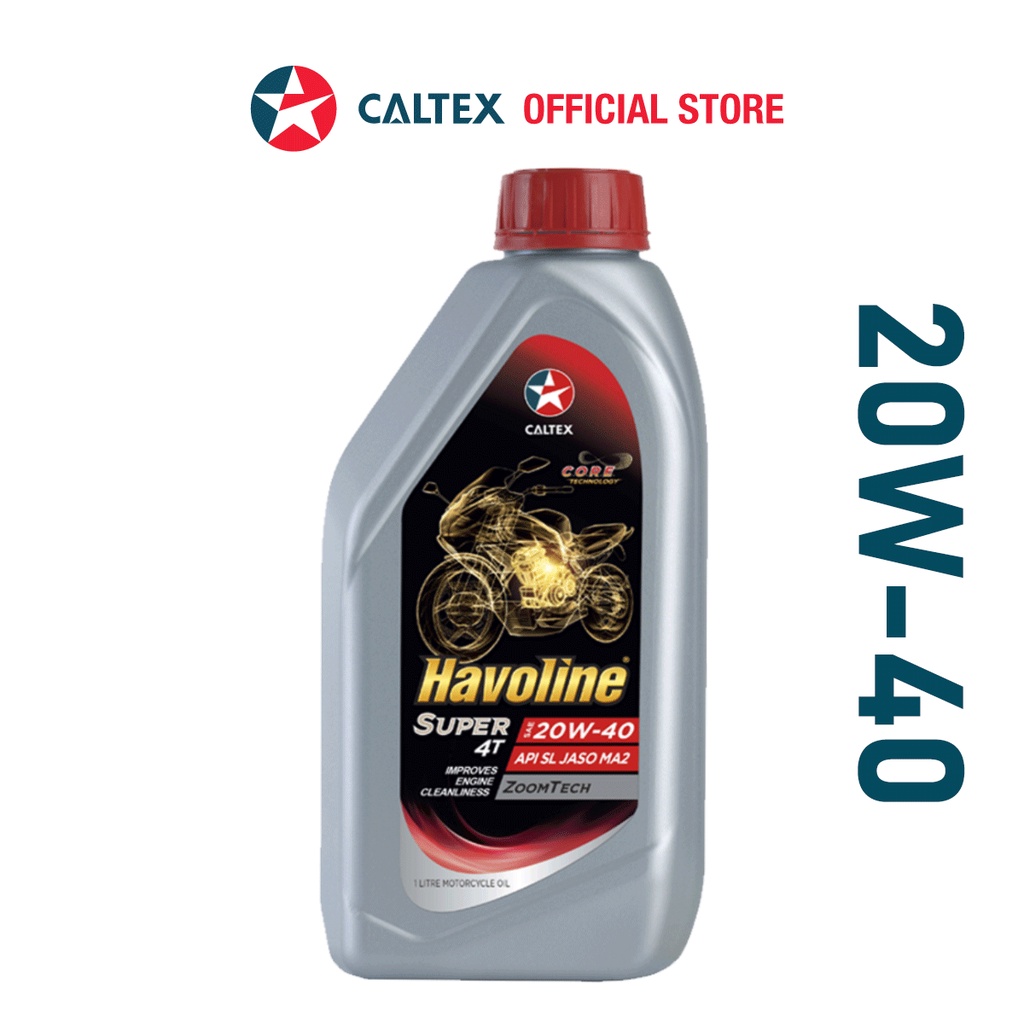 CALTEX HAVOLINE SUPER 4T 20W40 (1 Liter) | Shopee Malaysia