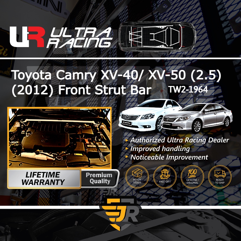 Ultra Racing Safety Bar Toyota Camry XV40 XV50 Front Strut Bar Engine ...