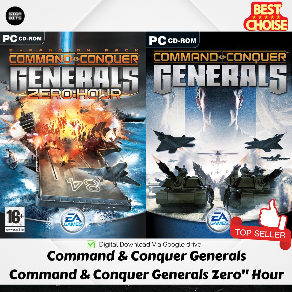 Command & Conquer Generals Command & Conquer Generals Zero" Hour pc ...