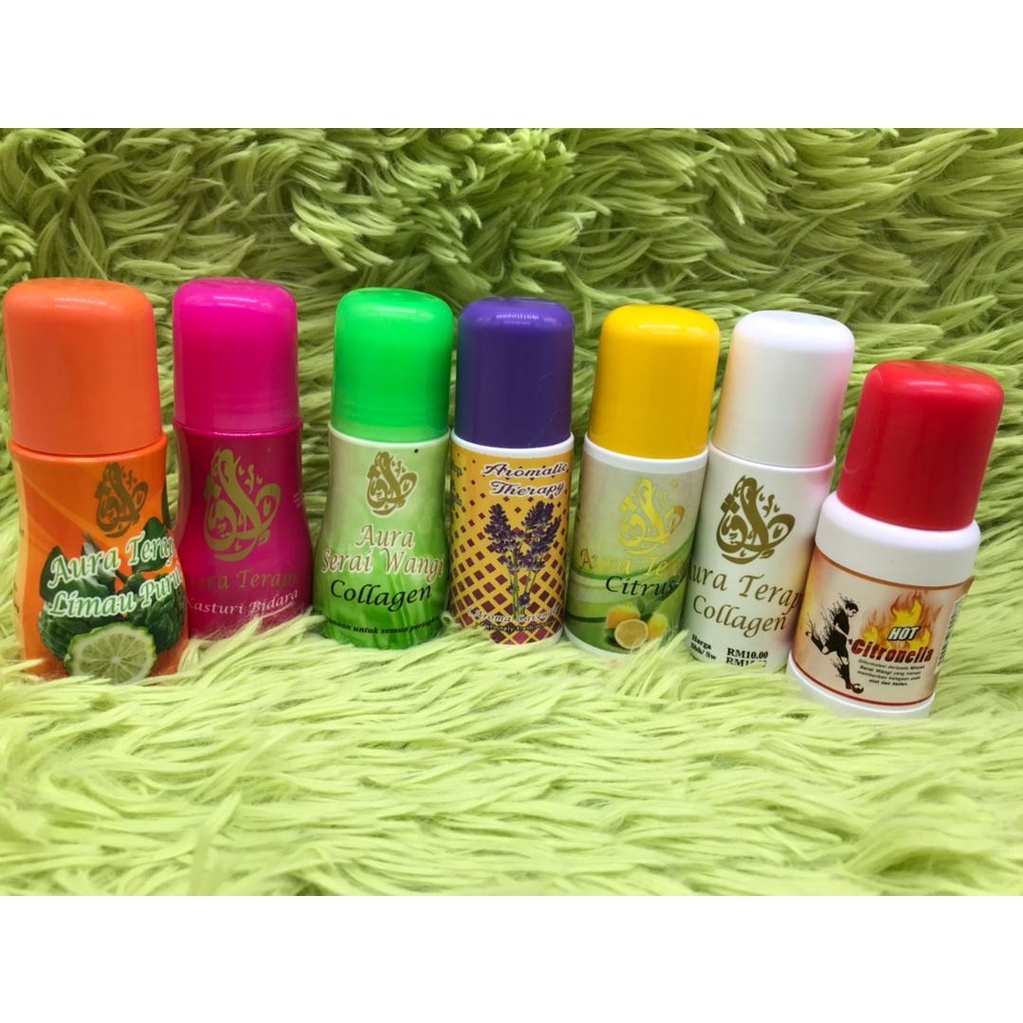 AURA TERAPI COLLAGEN ATC EMBUN PAGI||GELIGA EMBUN MINYAK PANAS ROLLER ...