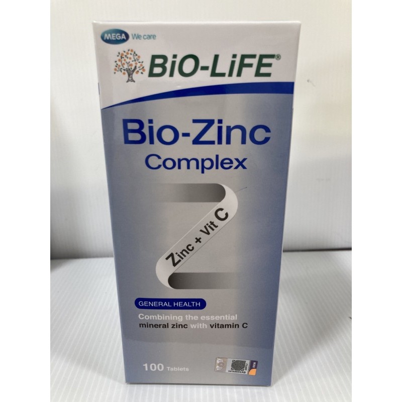 Bio-life bio-Zinc Complex (100 tablets) 11/4/23 | Shopee Malaysia