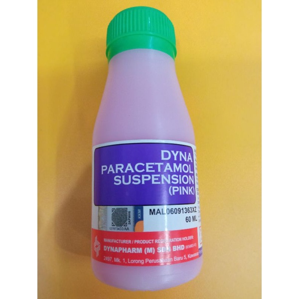 DYNA PARACETAMOL SUSPENSION 60ML | Shopee Malaysia