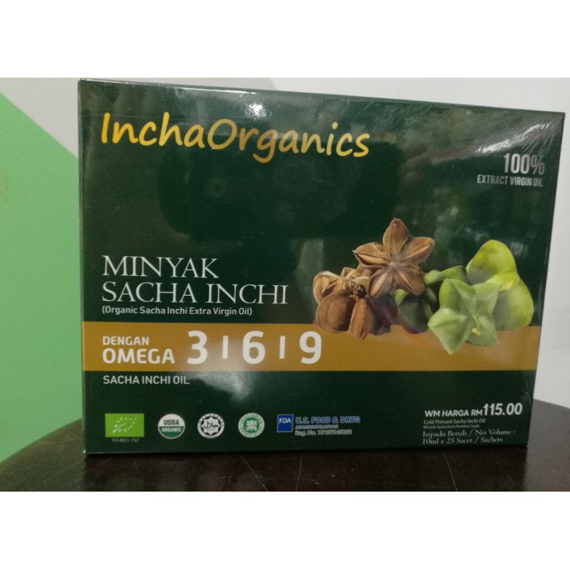 Incha Organic Sacha Inchi Oil (10ml x 25sachets) | Shopee Malaysia