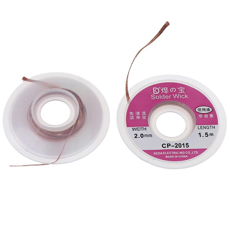 1.5M x 2.0MM BGA Desoldering Desolder Lead Remover Solder Wick Wire ...