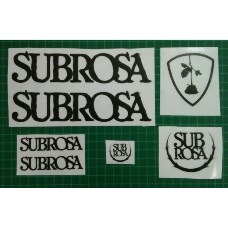 BMX Subrosa Decal Transparent Sticker (With Diecut) | Shopee Malaysia