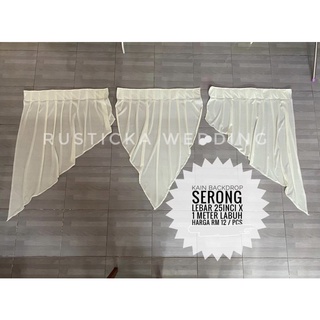 Kain Backdrop Pelamin Serong Segitiga Tirai Langsir Wedding Stage ...