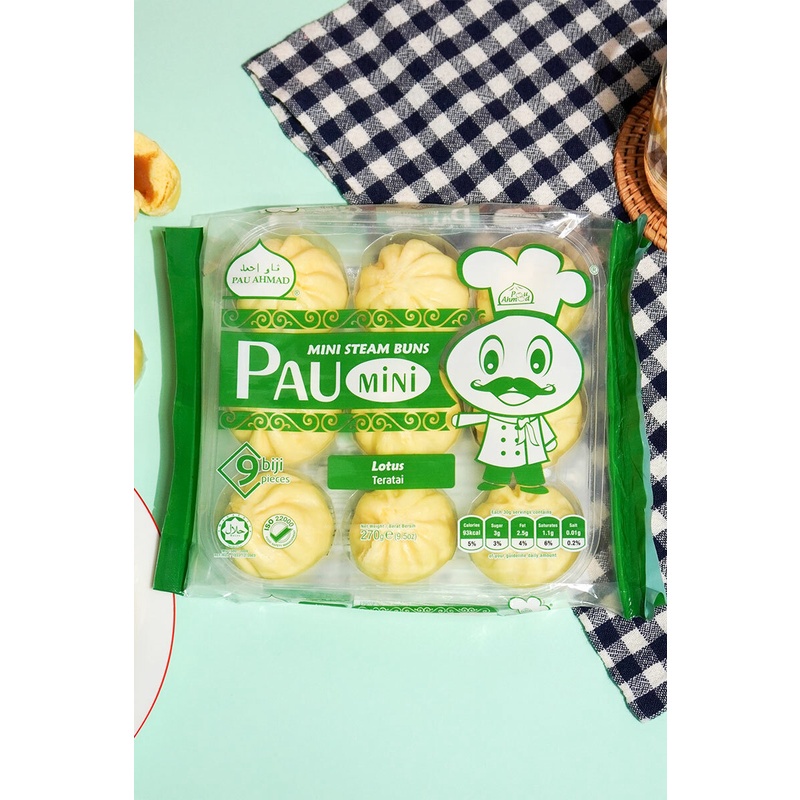 Pau Ahmad Mini Pau 30gm - Lotus (9 Pcs / 9 Biji) | Shopee Malaysia