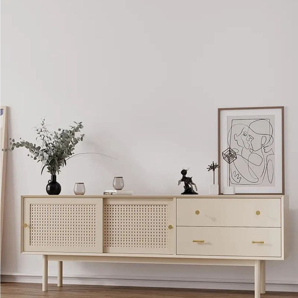 [PRE ORDER] Nordic Minimalist Luxury Solid Wood Muji Style Japanese ...