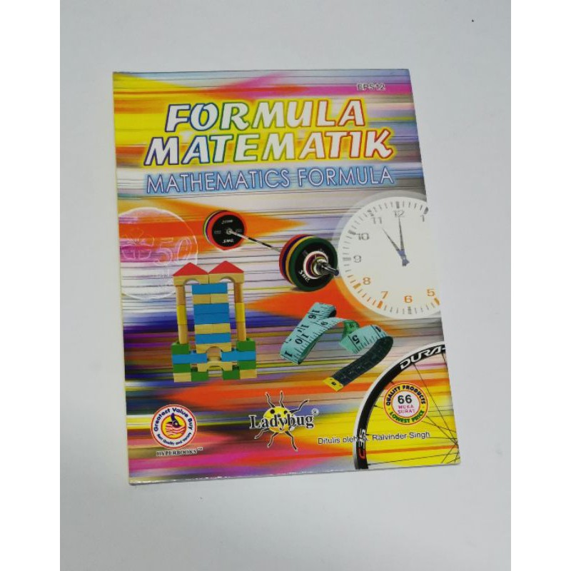 BUKU FORMULA MATEMATIK ASAS, MATHEMATIC FORMULA BOOK BILANGUAGE 66 ...