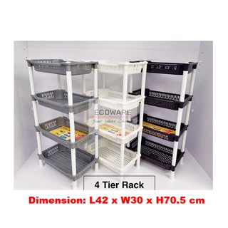 Big 2Tier 3Tier 4Tier Multipurpose Rack Organizer Rak Plastik ...