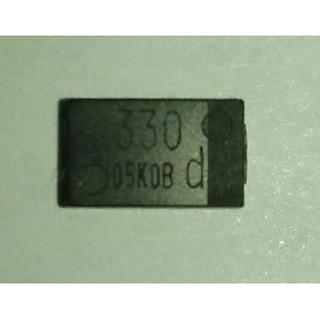 D type 7343 Thin Section 330UF 6.3V Chip Tantalum Capacitor - 1 Pack ...
