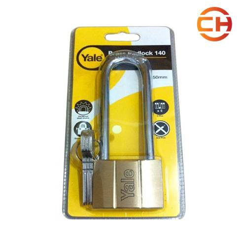 Yale 140 Series Long Shackle Brass Padlock 50mm | Shopee Malaysia