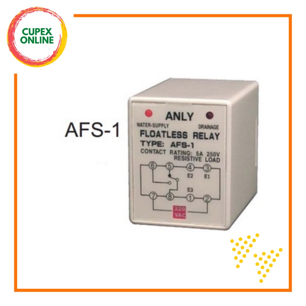 ANLY AFS-1/AFS-GR/A61F-GP-N Floatless Relay 8 Pin/11 Pin 240VAC (cupex) | Shopee Malaysia