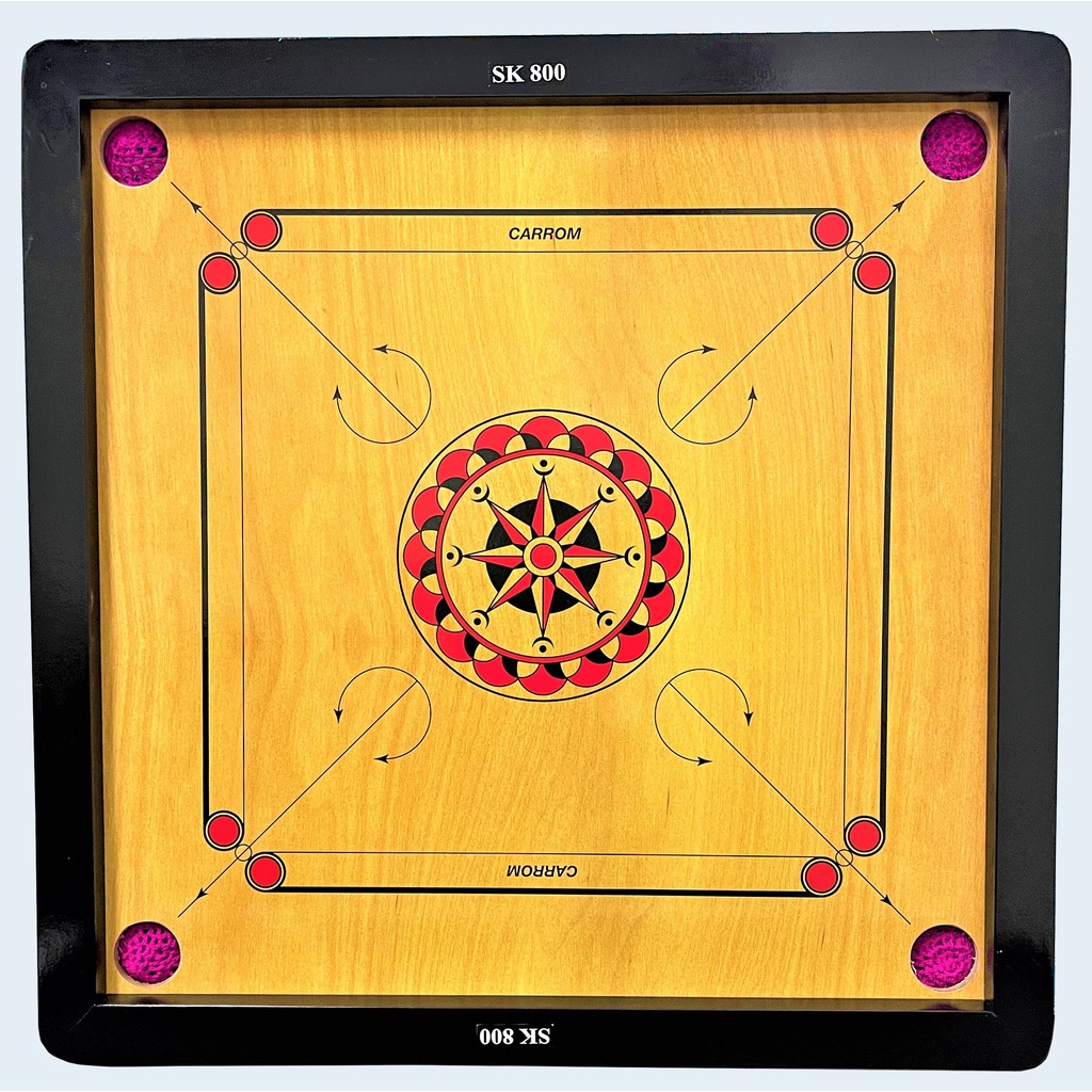 SK800 ( 2 in 1 ) Carrom Board 66.5cm x 66.5cm x 3.5cm | Shopee Malaysia