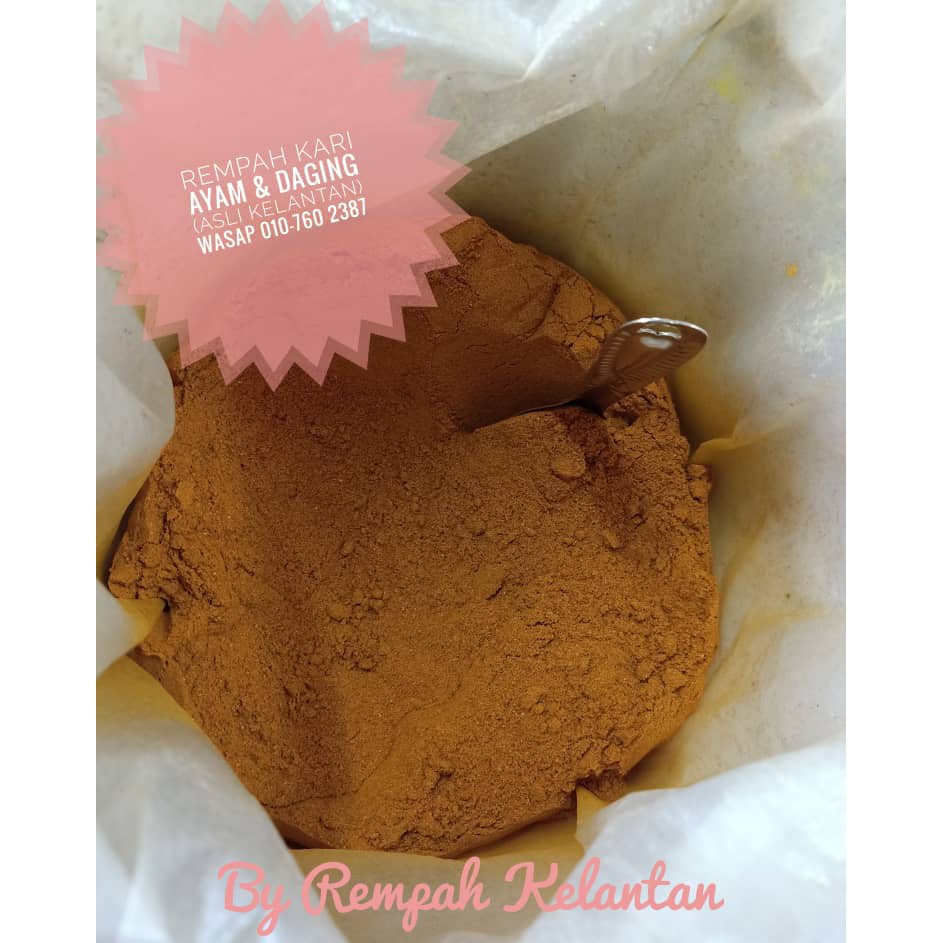 Rempah Kari Ayam & Daging (Asli Kelantan) | Shopee Malaysia