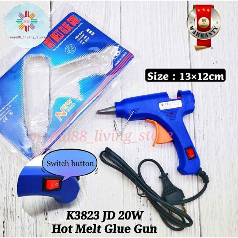 【Ready Stock】KC1330 JD 20W Hot Melt Glue Gun/Pistol Gam Panas /热胶枪 20W ...