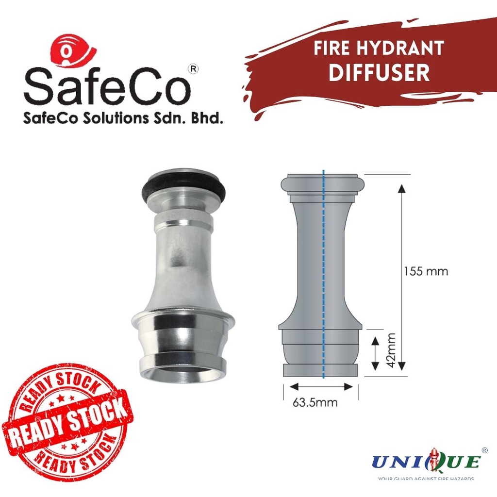 [Ready Stock Malaysia] Fire Hydrant Diffuser Nozzle 65mm | Shopee Malaysia