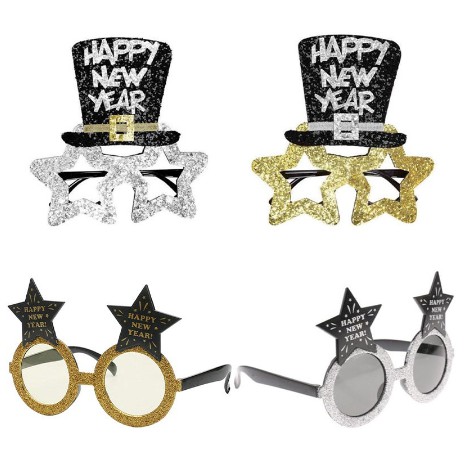 Happy New Year Eyeglasses Fancy New Year Party Glasses Celebration ...
