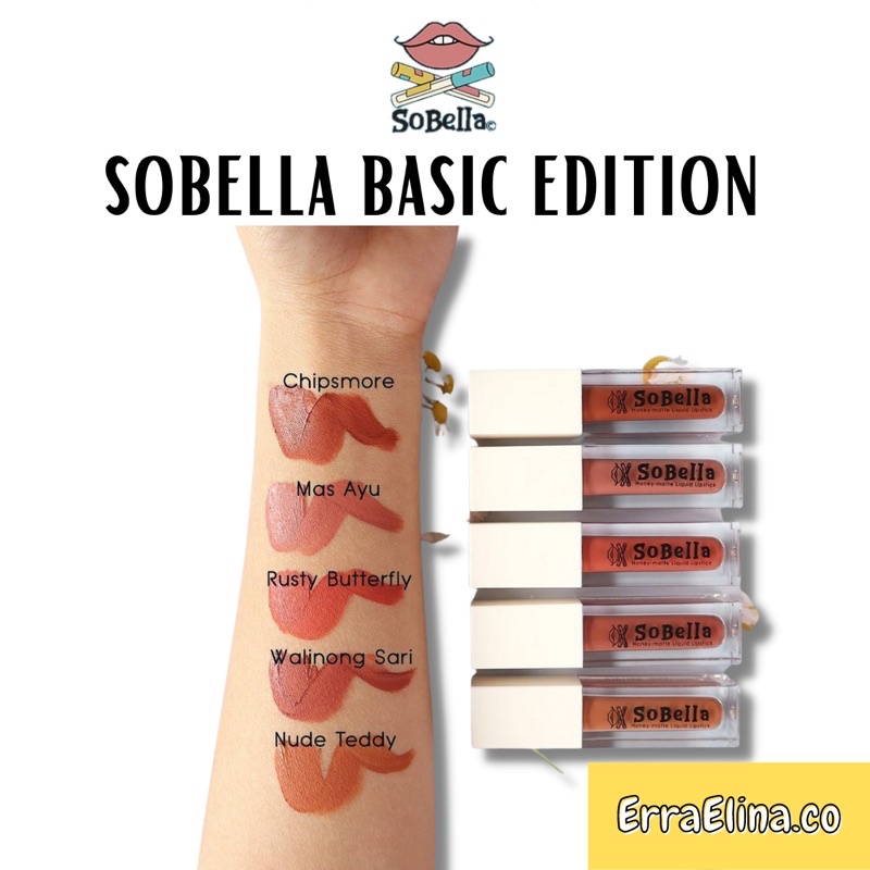 SOBELLA LIPMATTE BASIC EDITION ORIGINAL HQ ( READY STOCK ) | Shopee ...