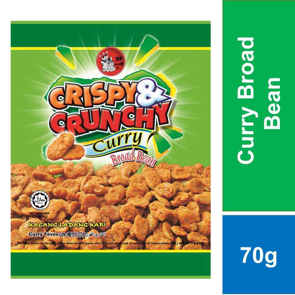Crispy & Crunchy Curry Broad Beans 70g | Shopee Malaysia