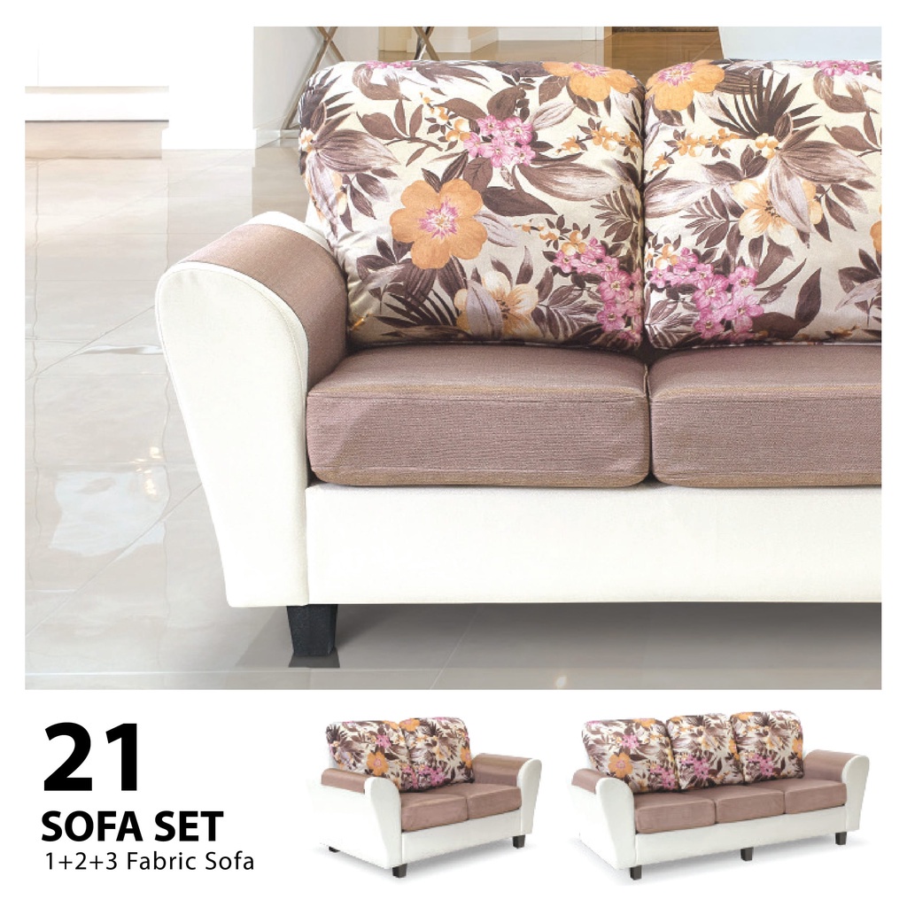 SOFA SET/1+2+3 FABRIC SOFA/SET SOFA / LIVINGROOM SET/ MODERN FURNITURE ...