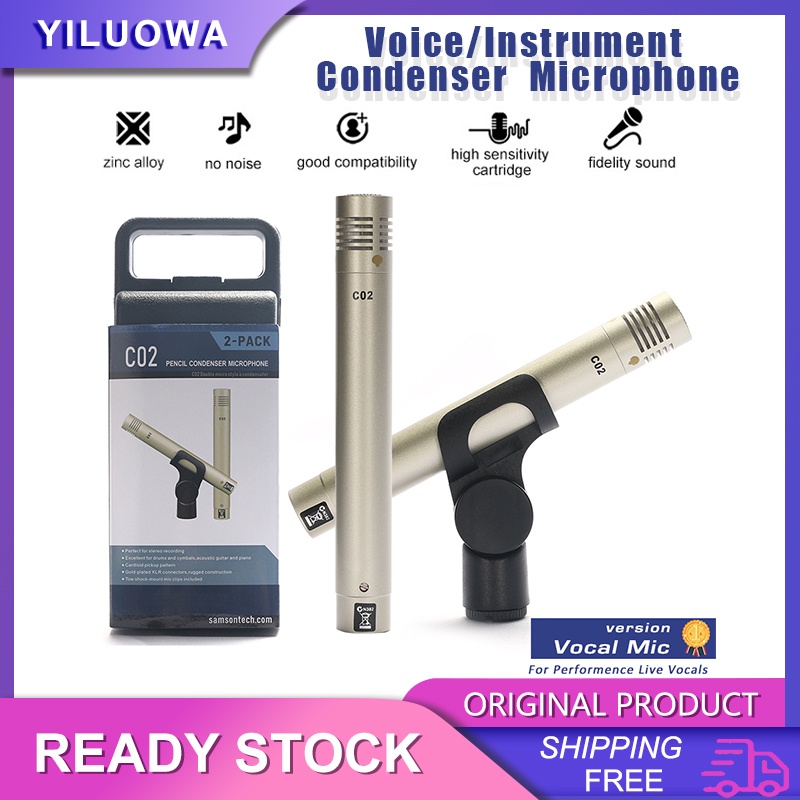 One Pair Condenser Instrument Recording Microphone Piano Percusses ...