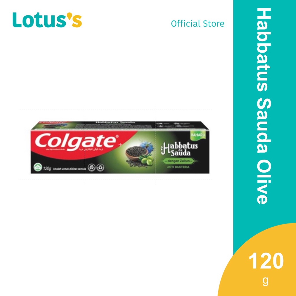 Colgate Habbatus Sauda Olive Toothpaste 120g | Shopee Malaysia
