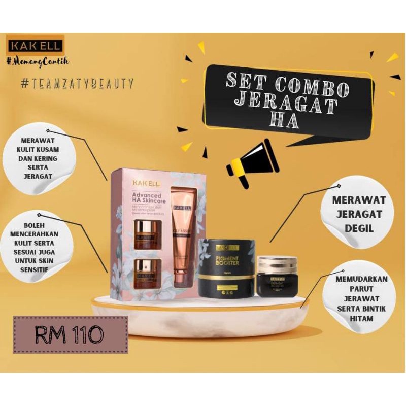 KAK ELL SET COMBO JERAGAT H.A & SET BGO | Shopee Malaysia
