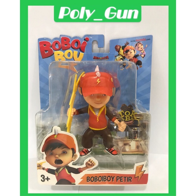 PETIR BOBOIBOY 3D Figurine Toy Collection Koleksi Mainan Patung 3D ...