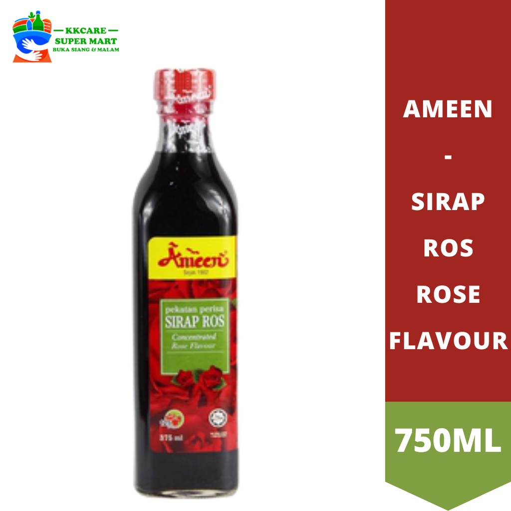 Ameen - Sirap Ros / Rose Flavour - 750ML | Shopee Malaysia